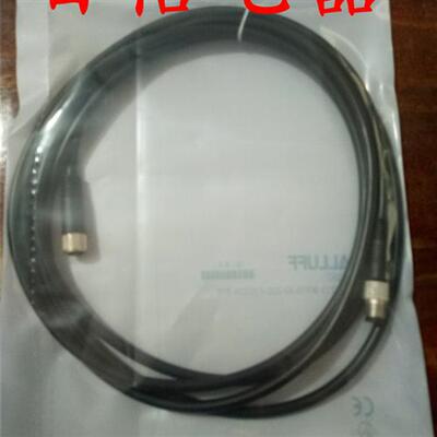 连接线BCC02M9 BCCM313-0000-10-001-PX0334-050黑色M8直型3芯5米