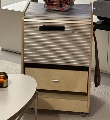 实木收纳柜家用客厅卧室储物柜子多功能置物架收纳架pvc走轨卷帘