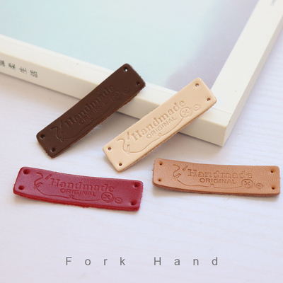 diy系列牛皮手缝补丁花边辅料