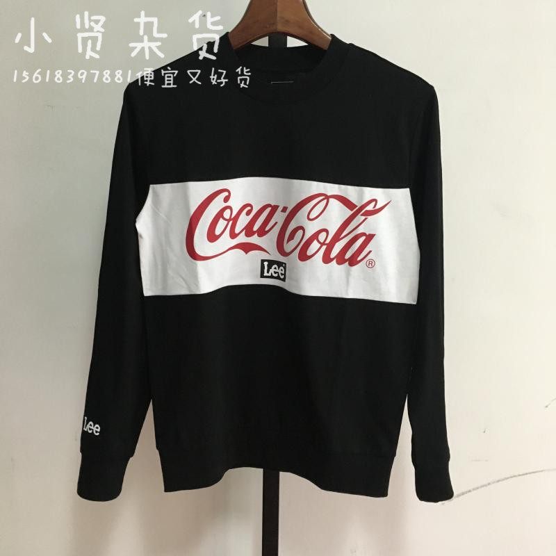 Lee专柜正品 2020秋冬男女可口可乐宽松圆领套头卫衣L418514DRK11_虎窝淘