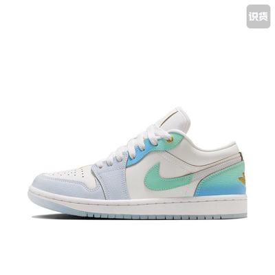 Air Jordan1 FN8899-131低帮复古篮球鞋女款白蓝河南LL仓
