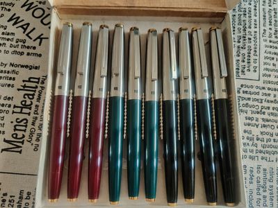 英雄特细高级练字书法铱金笔