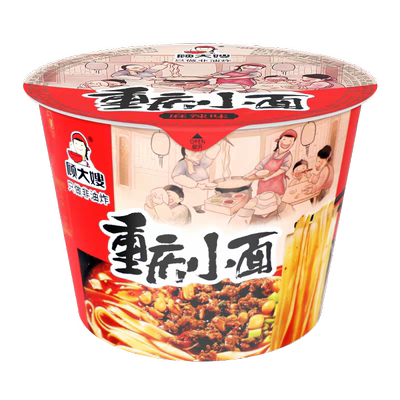 顾大嫂麻辣重庆小面131g*4桶装面