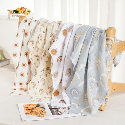 Kangobaby #My Soft Life# 4pcs Set Bamboo Cotton Baby Muslin