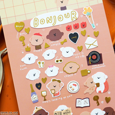 韩国bonito高品质贴纸画