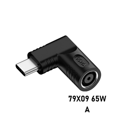 联想圆口7.9*5.5mm转Type-C公笔记本DC母座电源转USB-C头PD100W