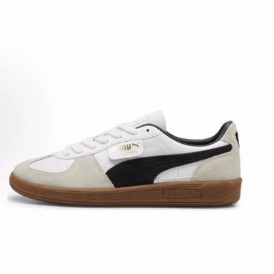 PUMA Palermo LTH 百搭舒适 轻便休闲 低帮 板鞋 男女同款 白灰黑
