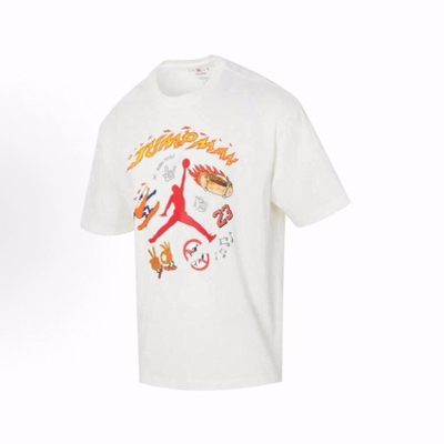 Jordan Jumpman SS24 印花图案跑步舒适圆领短袖T恤 男款