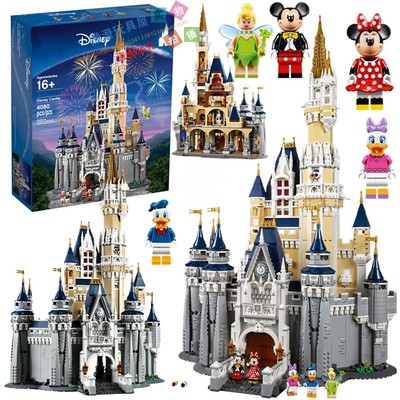 中国积木迪士尼城堡拼装积木9