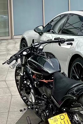 适用于哈雷突破者原车把改装加长加宽车把配件