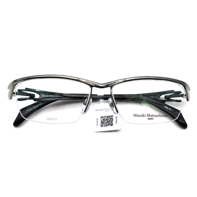 松岛正树masaki半框男士眼镜架