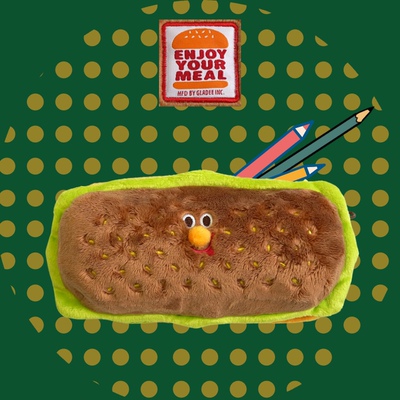 欧阳娣娣同款汉堡笔袋GLADEE新版