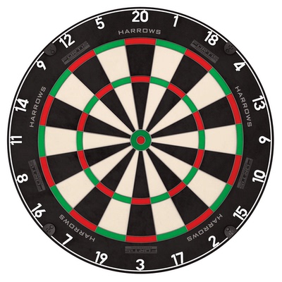 Harrows哈路士非洲马达加斯加高端剑麻靶耐用国际标准18寸硬镖靶
