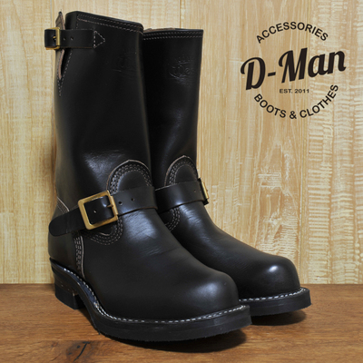 Wesco boots Boss 黑色霍尔文马皮工程师 工装靴/鞋型 ◆D-Man◆