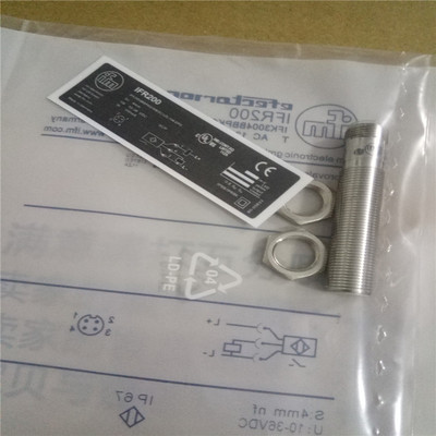 M12接近开关IFR202接插件NPN常开电感式传感器齐平安装全新现货