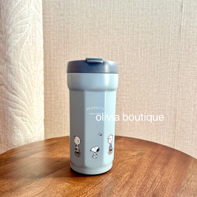 现货 日本本土限定PEANUTS SNOOPY史努比不锈钢保温保冷随行杯