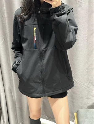 SALOMON萨洛蒙 ERGON PRO SOFTSHELL 登山连帽拉链透气软壳衣男款