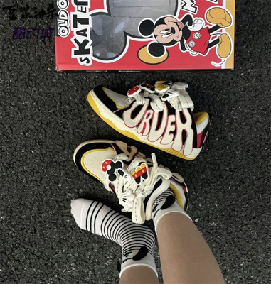 OLDORDER迪士尼米奇联名款滑板鞋