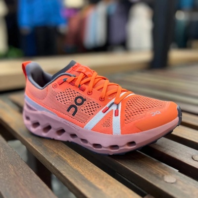 On昂跑 Cloudsurfer Trail m训练型缓震透气夏季低帮跑步鞋火焰红