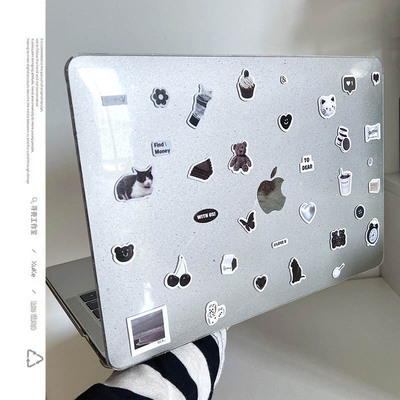 晚幕拾光2025款适用macbookair保护壳13.6寸m4苹果macbookpro保护套15笔记本电脑14寸16透明膜air3外壳可爱女