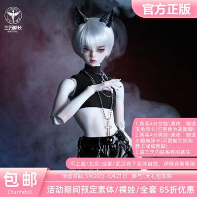 CD小狼狗Arja大四BJD娃娃裸娃
