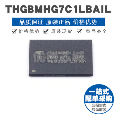 THGBMHG7C1LBAIL BGA153 随机存取存储器集成芯片IC 提供BOM配单