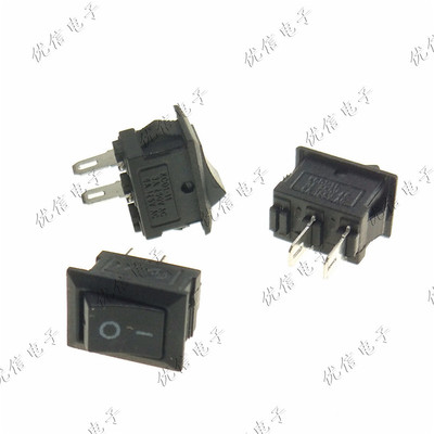 10*15 小船型开关 KCD1-101 117S 10*15MM 250VAC/3A 两脚 2P