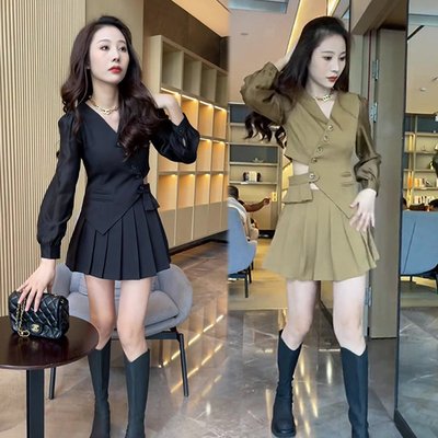 网红同款韩版时尚洋气两件套