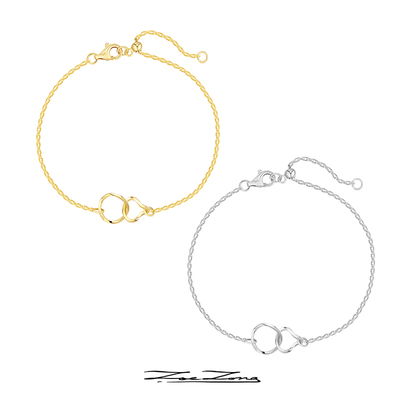 ZoeZong小众原创葫芦莫比乌斯手链纯银简约设计感手链新年礼物