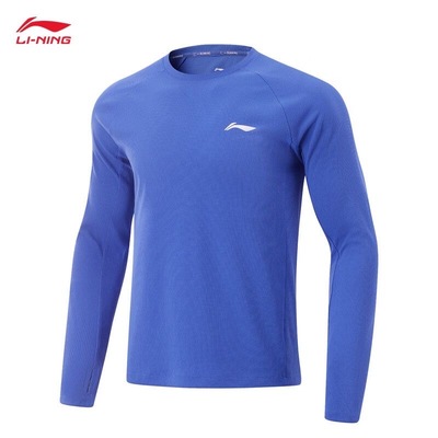 李宁长袖T恤男子2025新品专业跑步系列速干凉爽运动上衣ATLV029
