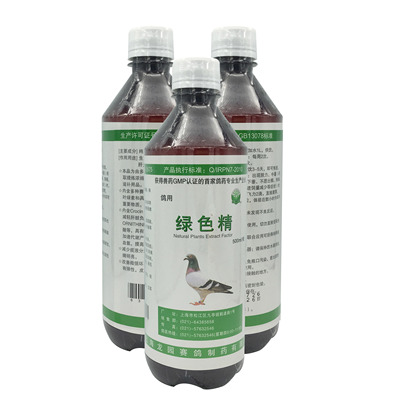 龙园上海绿色500毫升解暑鸽药