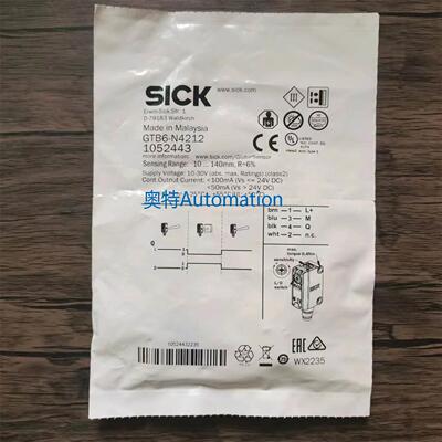 全新原装 SICK西克 GTB6-N4212 光电开关 1052443 现货销售议价*
