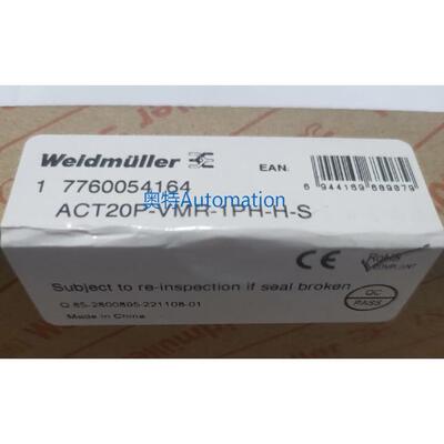 全新魏德米勒监视器 隔离器 ACT20P-VMR-1PH-H-S 7760054164议价$