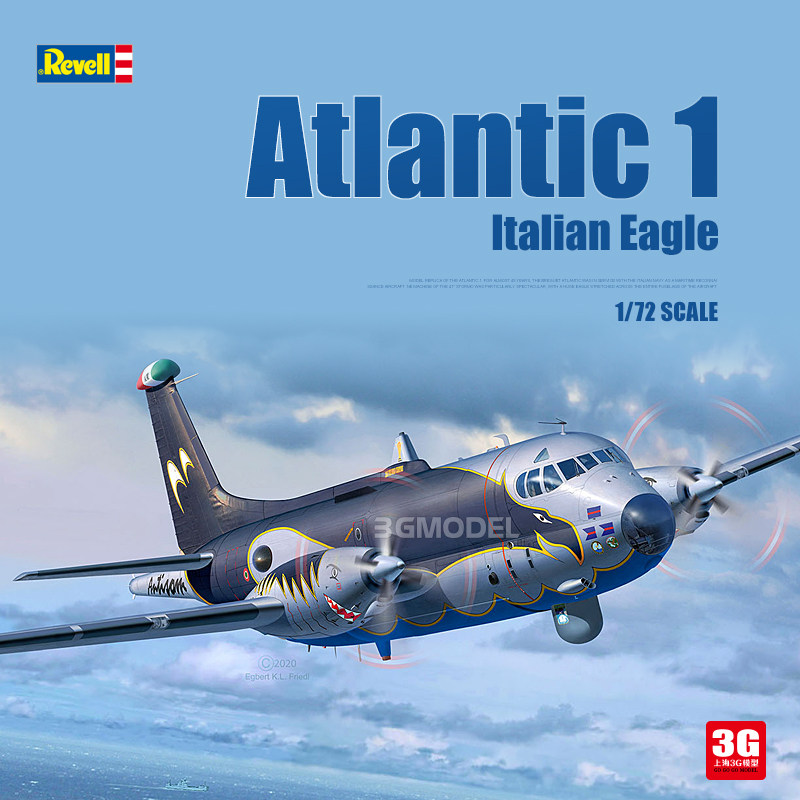 3G模型 Revell/利华拼装飞机 03845 Atlantic 1 Italian Eagle_虎窝淘