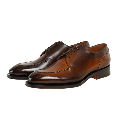 原装进口手工擦色正装皮鞋