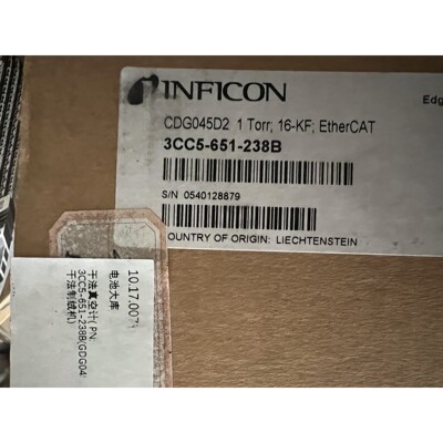 全新原装INFICON英福康真空计CDG045D2 1Torr 3CC5-651-238B议价