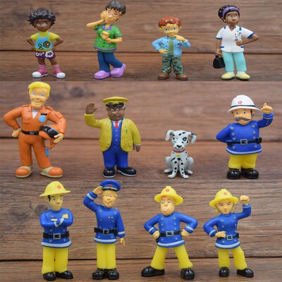 12款小小救生队Fireman Sam 消防员山姆 公仔 斯蒂尔佩妮手办摆件