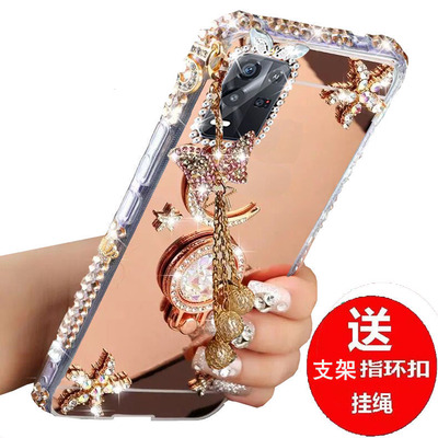 适用于 Realme真我Q3手机壳Q3i女镜面RMX3161硅胶q3水钻 OPPO K9x防摔RMX3042手机壳高品质PGCM10保护套V13
