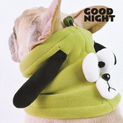 GOOD NIGHT晚安法斗巴哥恶霸柯基保暖法斗衣服狗狗围脖法斗脖套