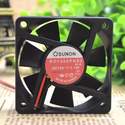 建准SUNON KD1206PHS2 12V 1.1W 6CM 6015 超静音 机箱电源风扇