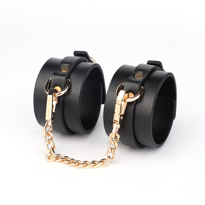 性感情调黑金手铐捆绑束缚脚铐链子情侣约会升温晴趣道具
