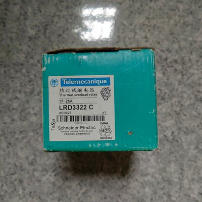 议价-施耐德热过载继电器 LRD3322C，17-25A，原装正品-可维修