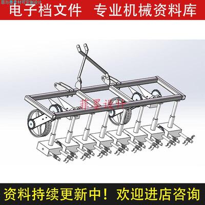 除草机机械设计solidworks16版三维模型CAD图纸资料素材C24009