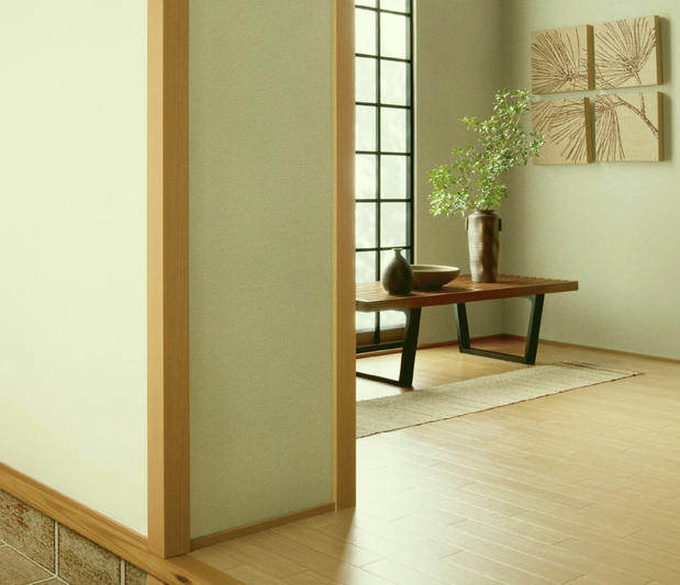 新品日式榻榻米和室抹茶绿色黄绿色经典墙壁纸 防水3D民宿料理店