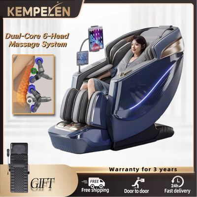Luxury Dual-Core 6D Massage Chair with 6-Hand Synchronized T