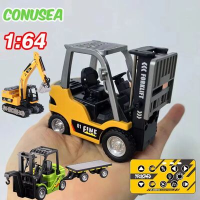 1/64 RC Trucks Alloy Forklift Mini APP 2.4G Rc Cars Remote C