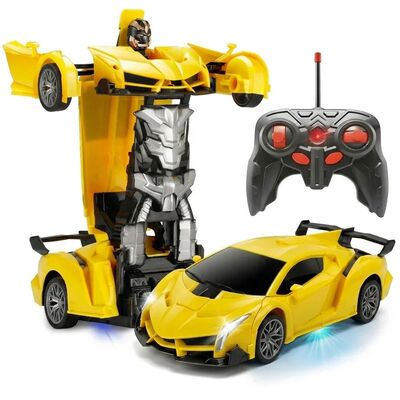 2 in 1 RC Transforming Car Robot Remote Control Deformation