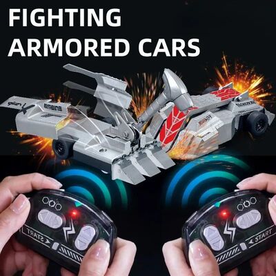 2.4G Double Combat RC Armored Bumper Car, Remote Control Gla