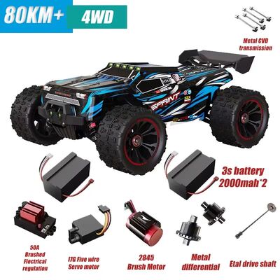 6 RC Cars 85KM/H Or 50KM/H 4WD RC Car High Speed Drift Monst