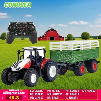 Remote Control Tractor RC Farm Truck Car Trailer 2.4G Farmin